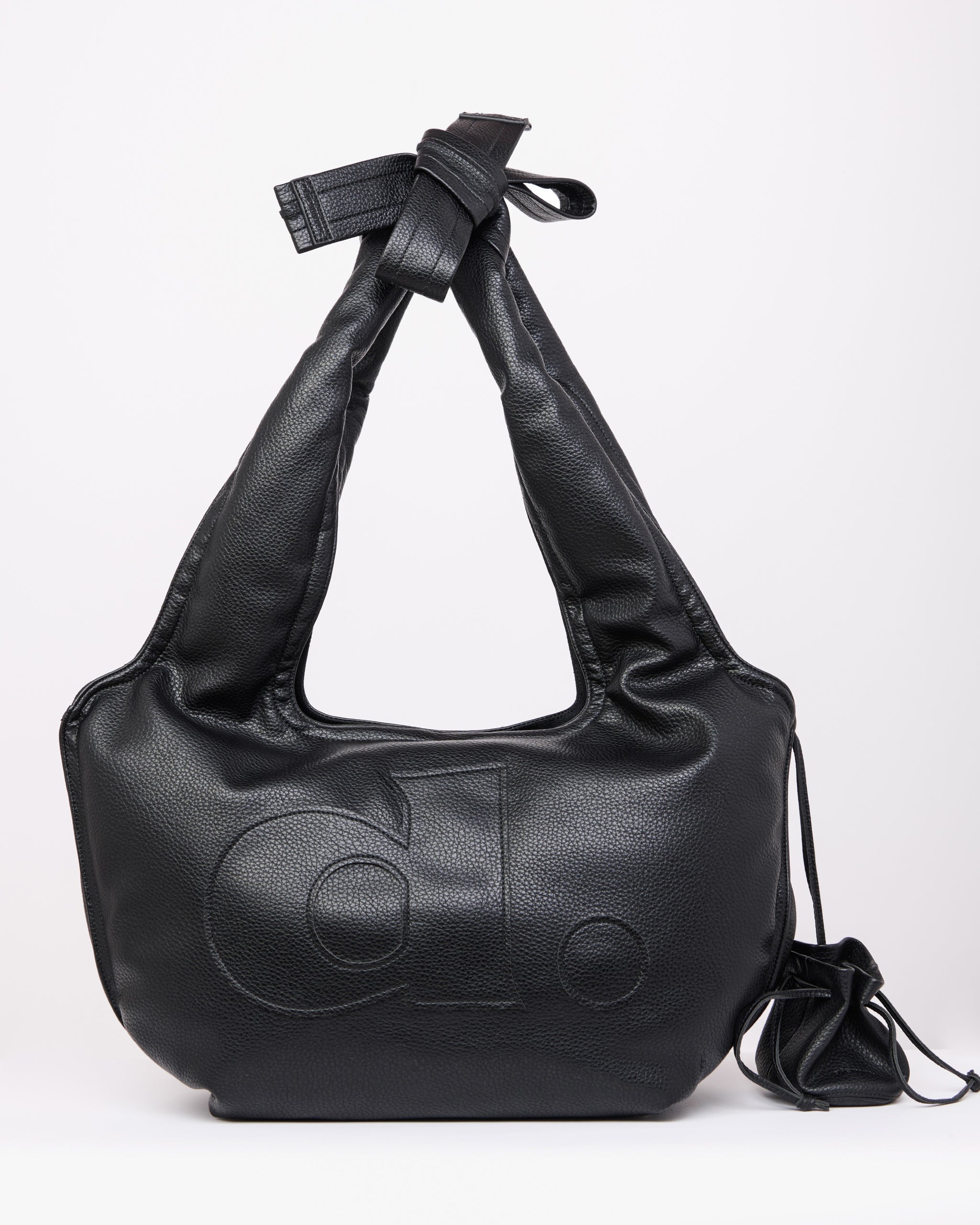 LA BOURSE - CUIR VÉGAN / NOIR